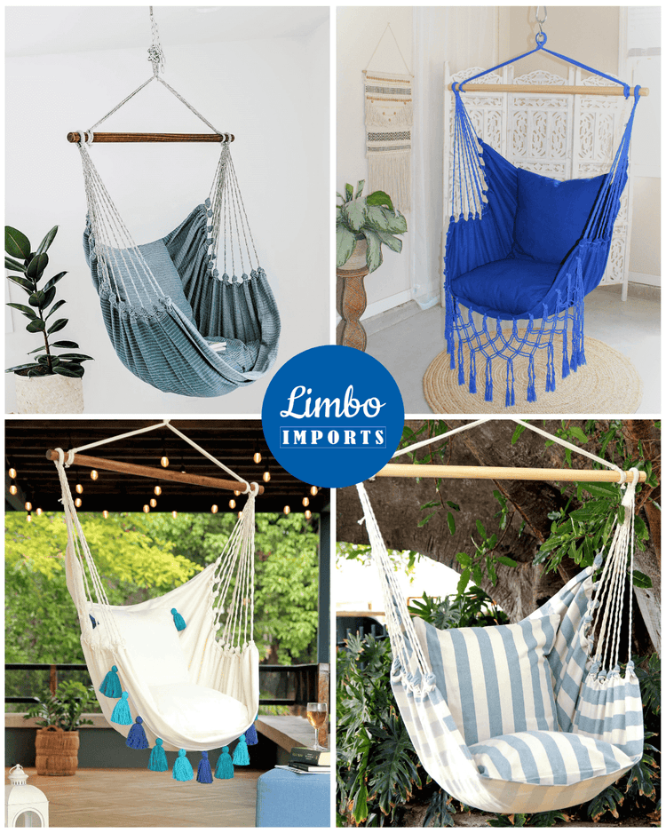 Stylish Blue Boho Living Room Hammocks You'll Love – Limbo Imports Hammocks